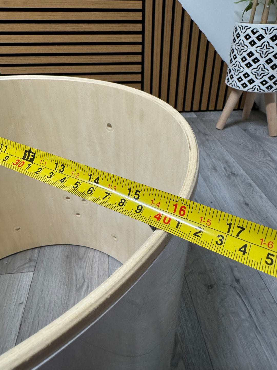 Mapex Horizon 16”x14” Floor Tom Drum Bare Wood Project / Upcycle #VA46 ...