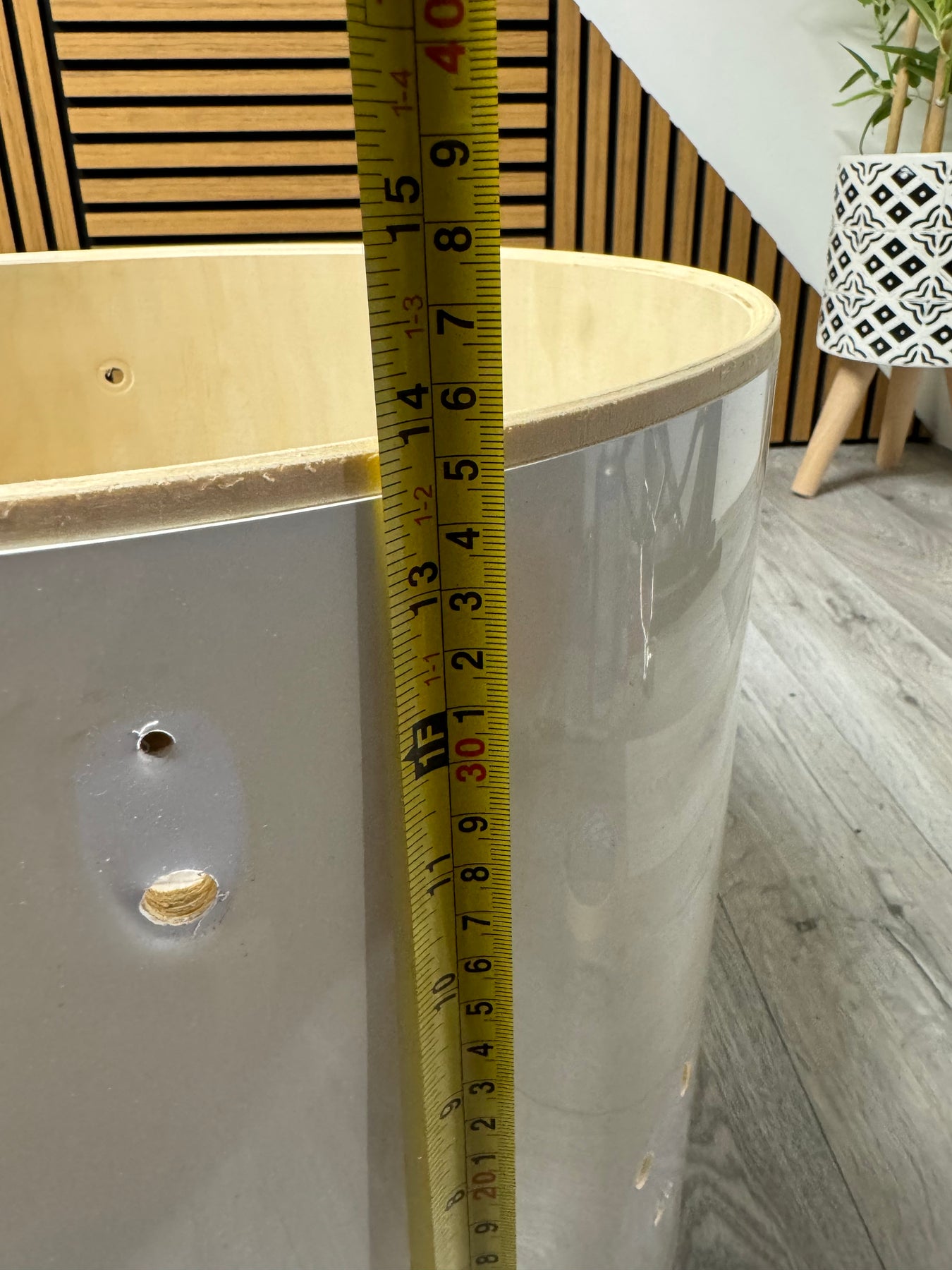 Mapex Horizon 16”x14” Floor Tom Drum Bare Wood Project / Upcycle #VA46 ...