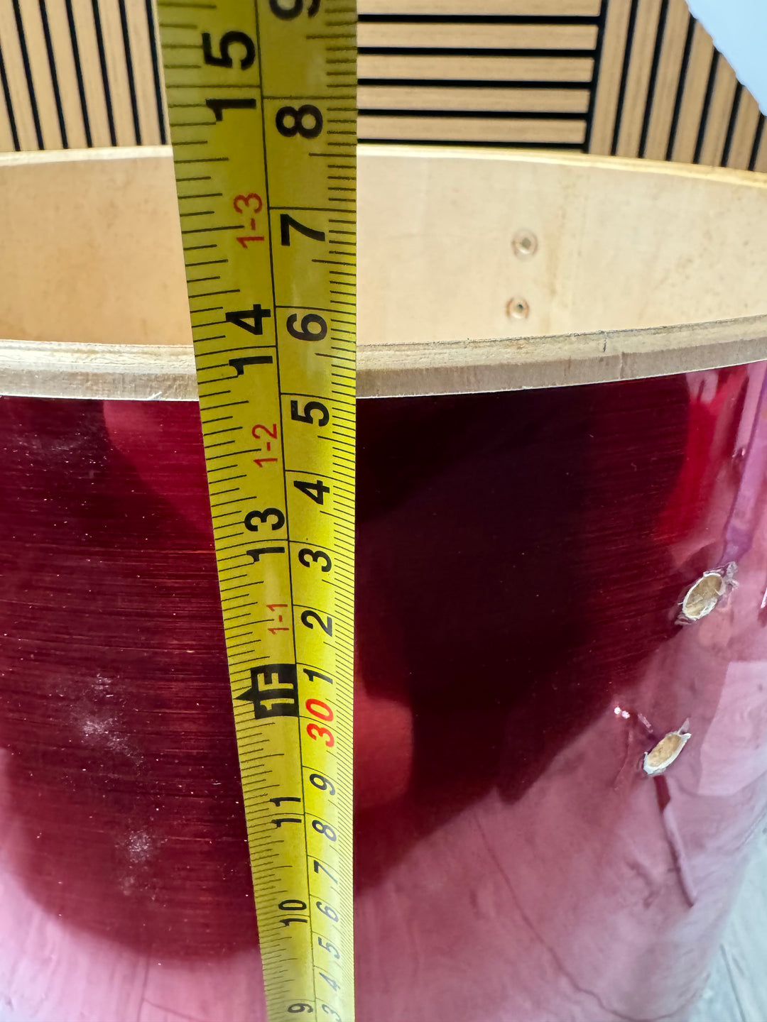 SONOR Force 1007 Floor Tom Drum Shell 14”x14” Bare Wood Project #VC27 ...