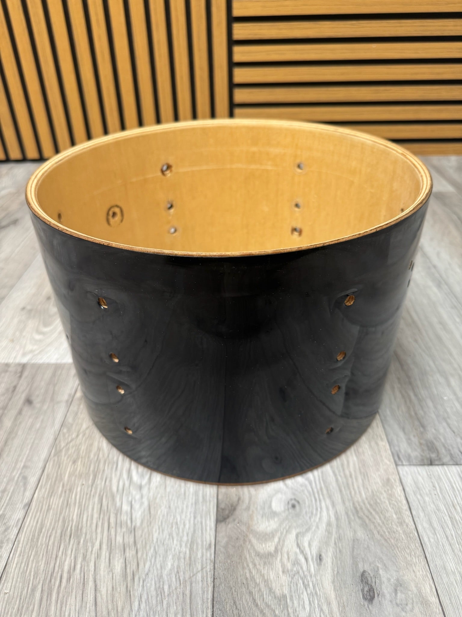 Vintage 12”x8” Tom Drum Shell Bare Wood #OM13 – One Stop Drums Ltd