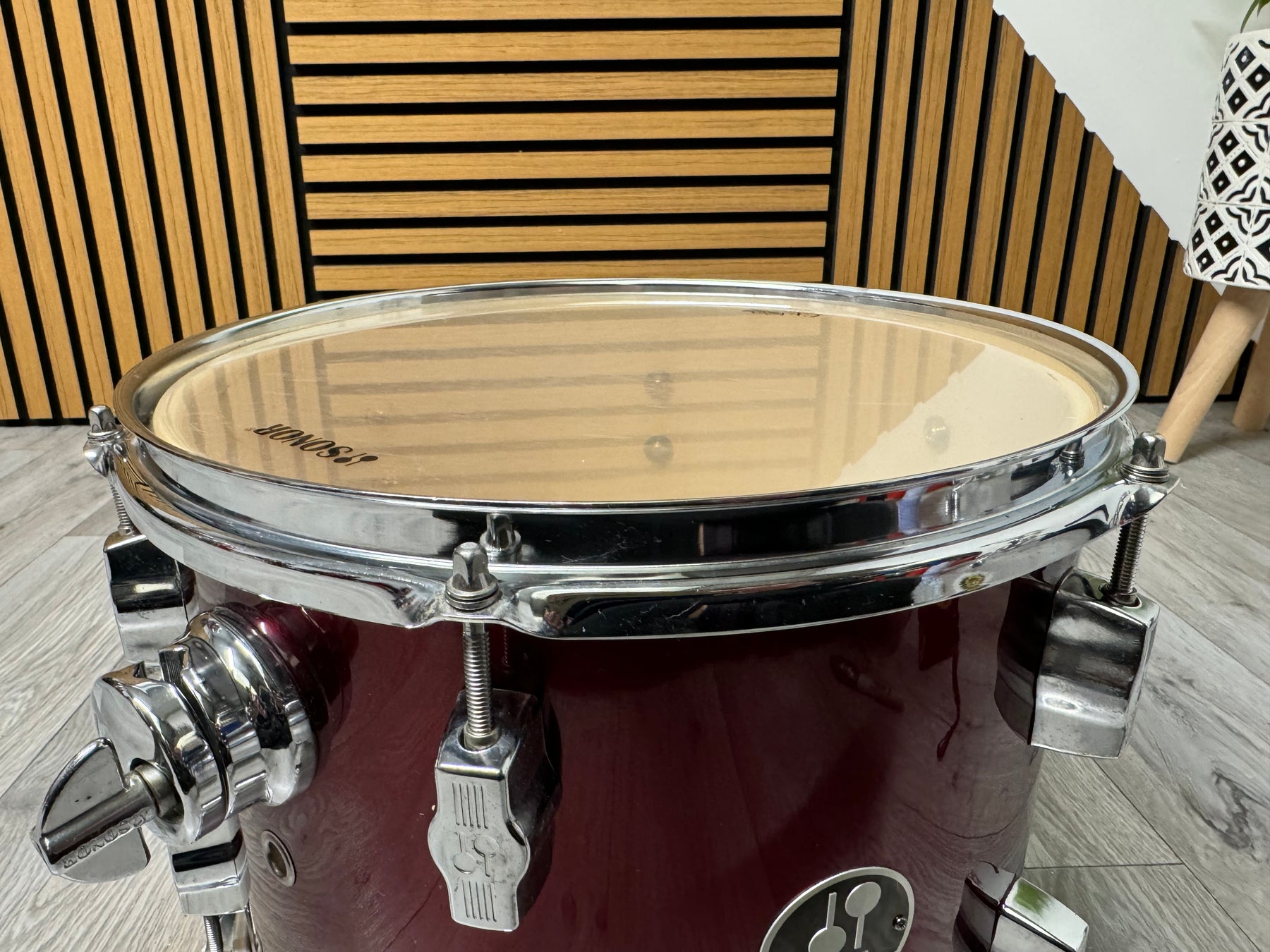 SONOR Force 507 Rack Tom Drum 12” x 9” / Red #VF38 – One Stop Drums Ltd